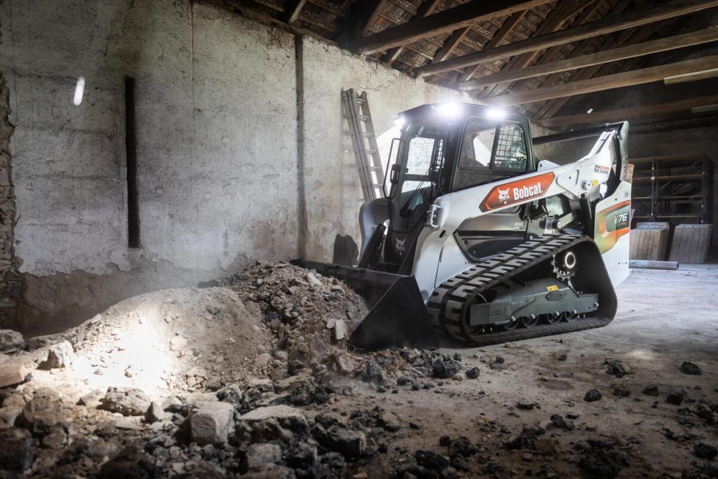 Hire a Tracked Loader from H. E. Services