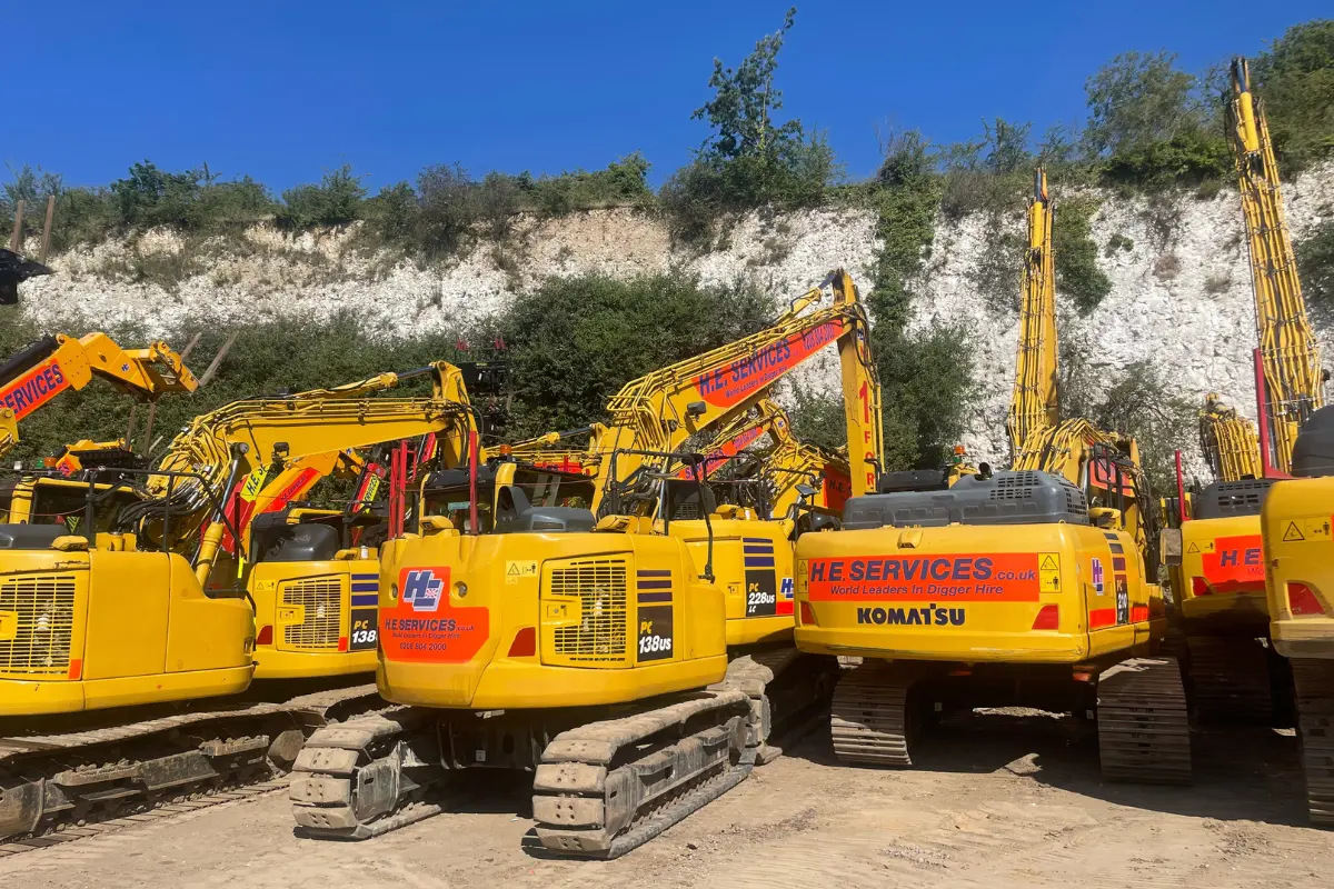 Plant Hire in the UK | H. E. Services