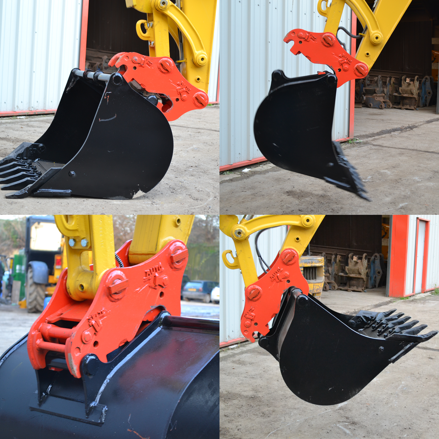 Masterhitch Quick Hitch Available with H. E. Services Machinery